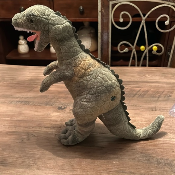 Toys | Green Trex Dinosaur Plush Stuffed Animal Toy | Poshmark